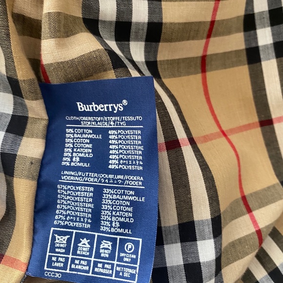 Burberry | Jackets & Coats | Vintage Burberrys Trench Label Indicates ...